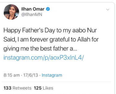 This Now Deleted 2013 Tweet Proves That Ilhan Omar is a Fraud and ...