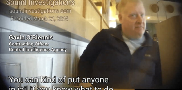 UNCOVER FOOTAGE: CIA Officer/Former FBI Brags, We “Can Put Anyone in ...